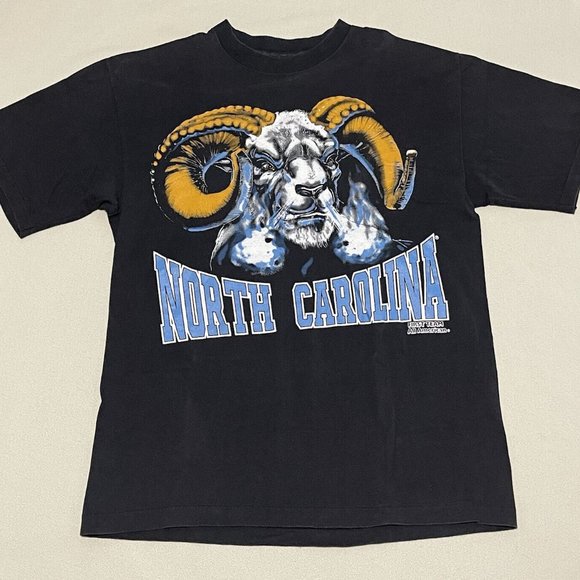 Tops | Vintage North Carolina Tar Heels Ts Black Ramses Shirt ...